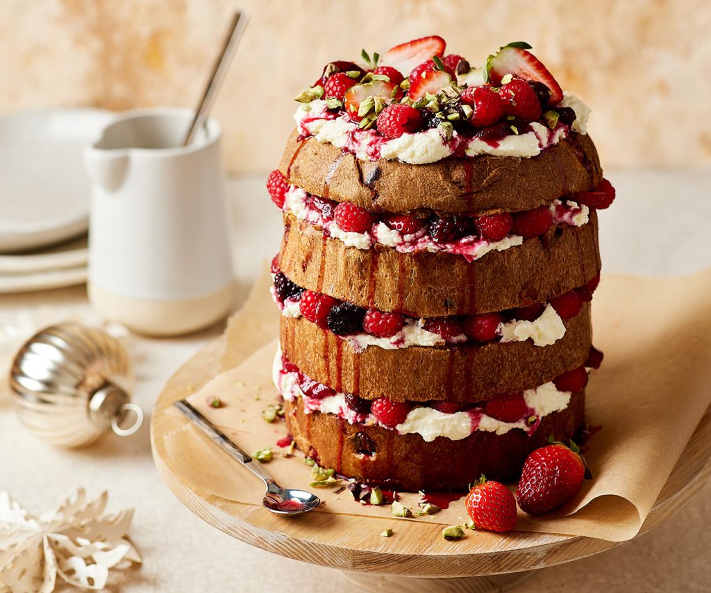 Layered Berry Panettone Cake - Market Magazine