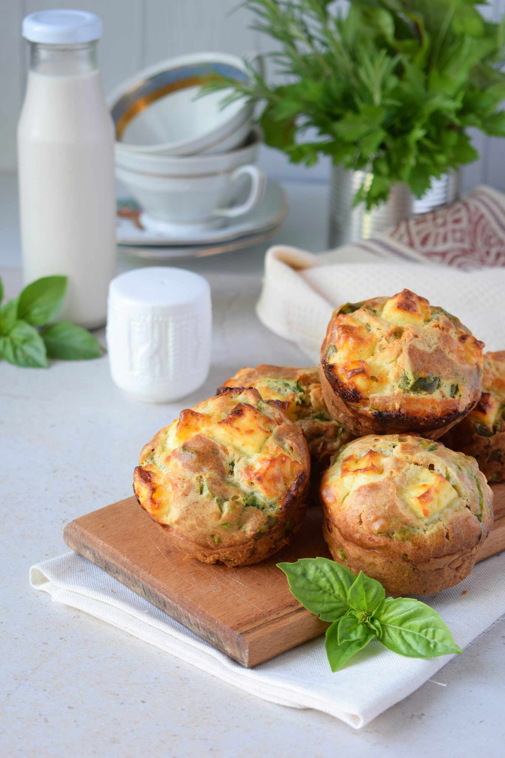 Spinach, Sweet Potato and Feta Muffins - Market Magazine