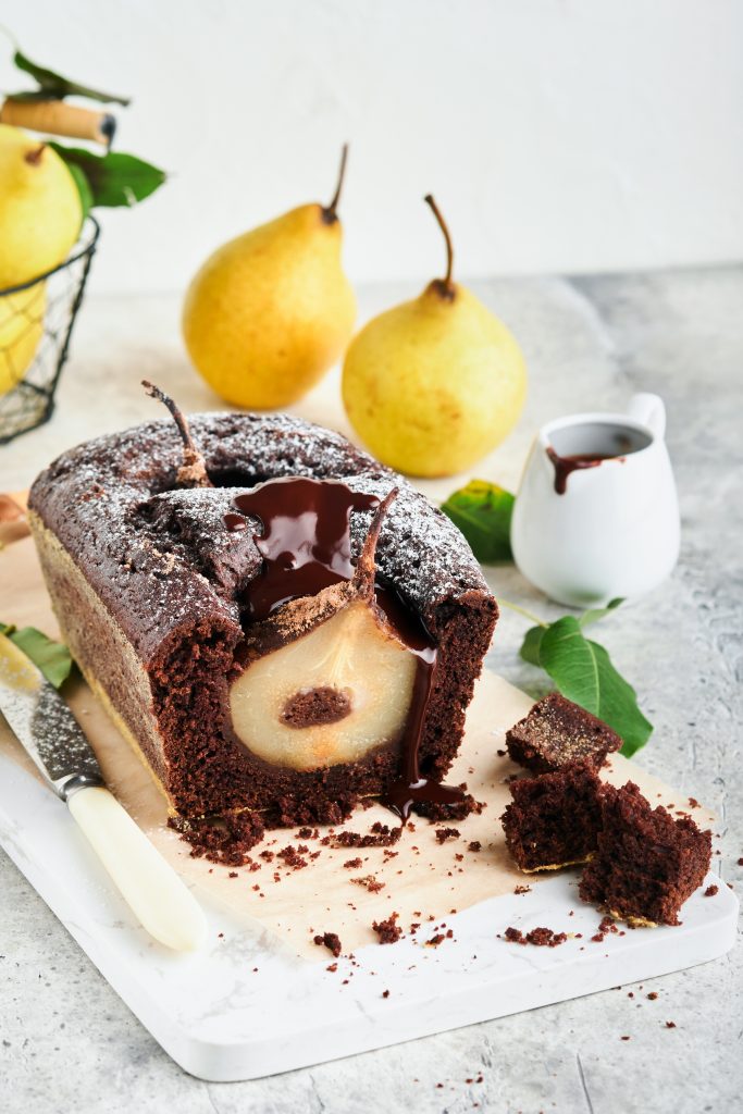 Chocolate and Poached Pear Cake - Market Magazine